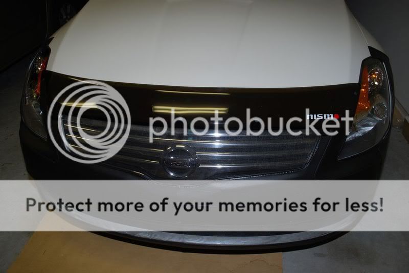 Installed front nose mask (car bra) for long road trip. | The Nissan Club