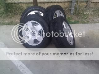 FS: OEM vw 15 inch rims and tires **set of 4** | VW Vortex - Volkswagen ...