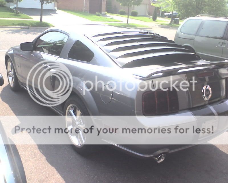 2005 Mustang GT Rear Window Louvers, Opinions Wanted! | Page 2 | Ford ...