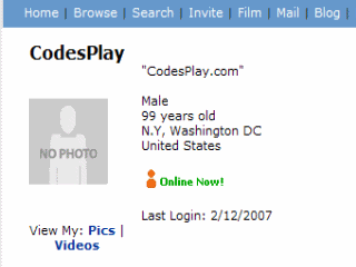 Hide General Information | MySpace Codes